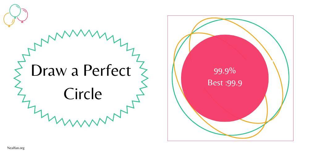 Draw A Perfect Circle Game Neal Fun Vole WTF 